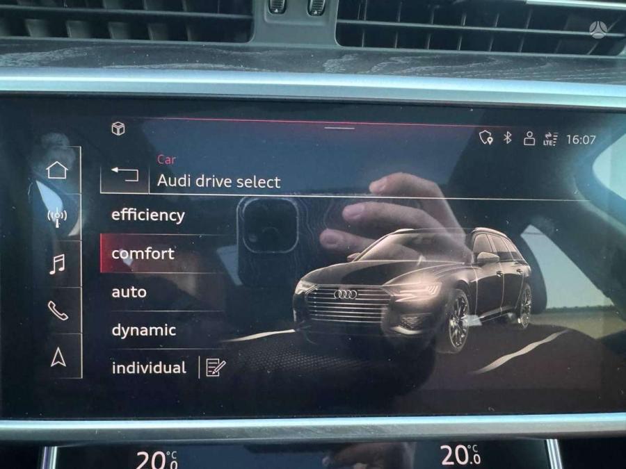Grey Audi A6 2022 in Vilnius, with an engine capacity of 2.00 L and mileage of 156 thousand km for 28900 €, photo 28 on AUTOMOTO.COM.LV