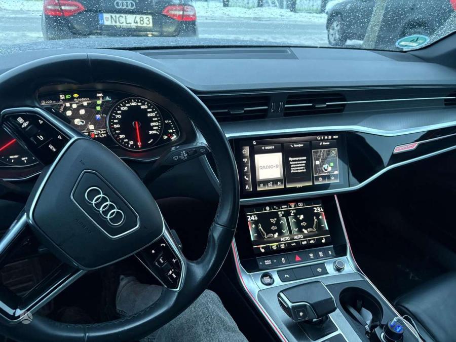 Grey Audi A6 2022 in Utena, with an engine capacity of 2.97 L and mileage of 207 thousand km for 28000 €, photo 14 on AUTOMOTO.COM.LV