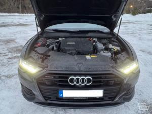 Grey Audi A6 2022 in Vilnius, with an engine capacity of 2.00 L and mileage of 101 thousand km for 35999 €, photo 9 on AUTOMOTO.COM.LV