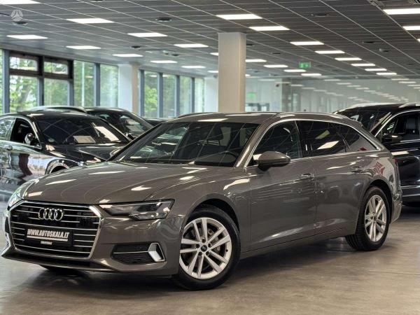 Grey Audi A6 2022 in Klaipeda, with an engine capacity of 1.97 L and mileage of 243 thousand km for 23950 €, photo 1 on AUTOMOTO.COM.LV