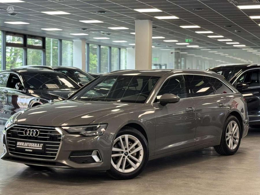Grey Audi A6 2022 in Klaipeda, with an engine capacity of 1.97 L and mileage of 243 thousand km for 23950 €, photo 1 on AUTOMOTO.COM.LV