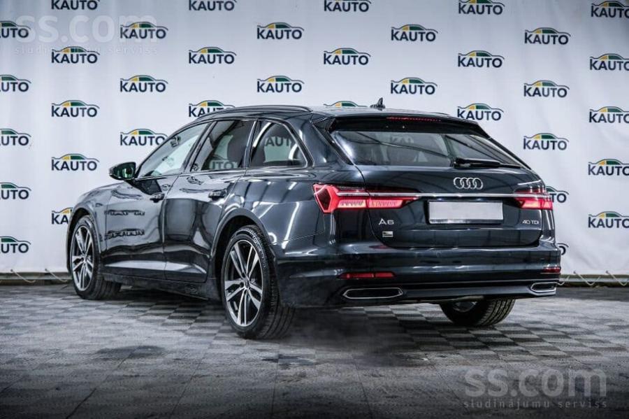 Grey Audi A6 2022 in Riga, with an engine capacity of 2.00 L and mileage of 213 thousand km for 22590 €, photo 5 on AUTOMOTO.COM.LV