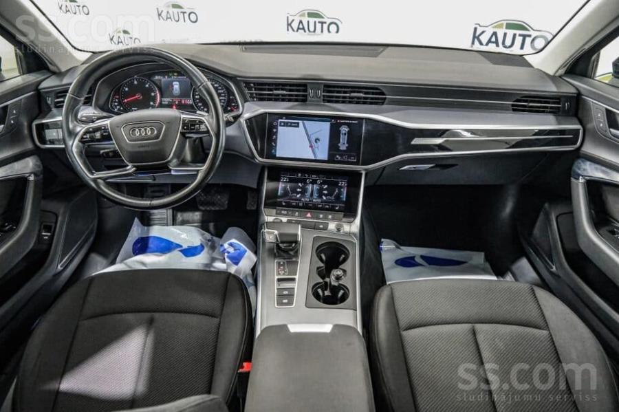 Grey Audi A6 2022 in Riga, with an engine capacity of 2.00 L and mileage of 213 thousand km for 22590 €, photo 8 on AUTOMOTO.COM.LV