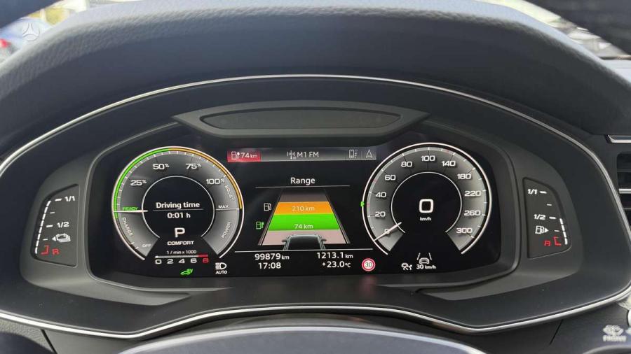 Pelēks Audi A6 2022 Viļņa, ar dzinēja tilpumu 1.98 L un nobraukumu 100 tūkst. km par 23990 €, foto 14 vietnē AUTOMOTO.COM.LV