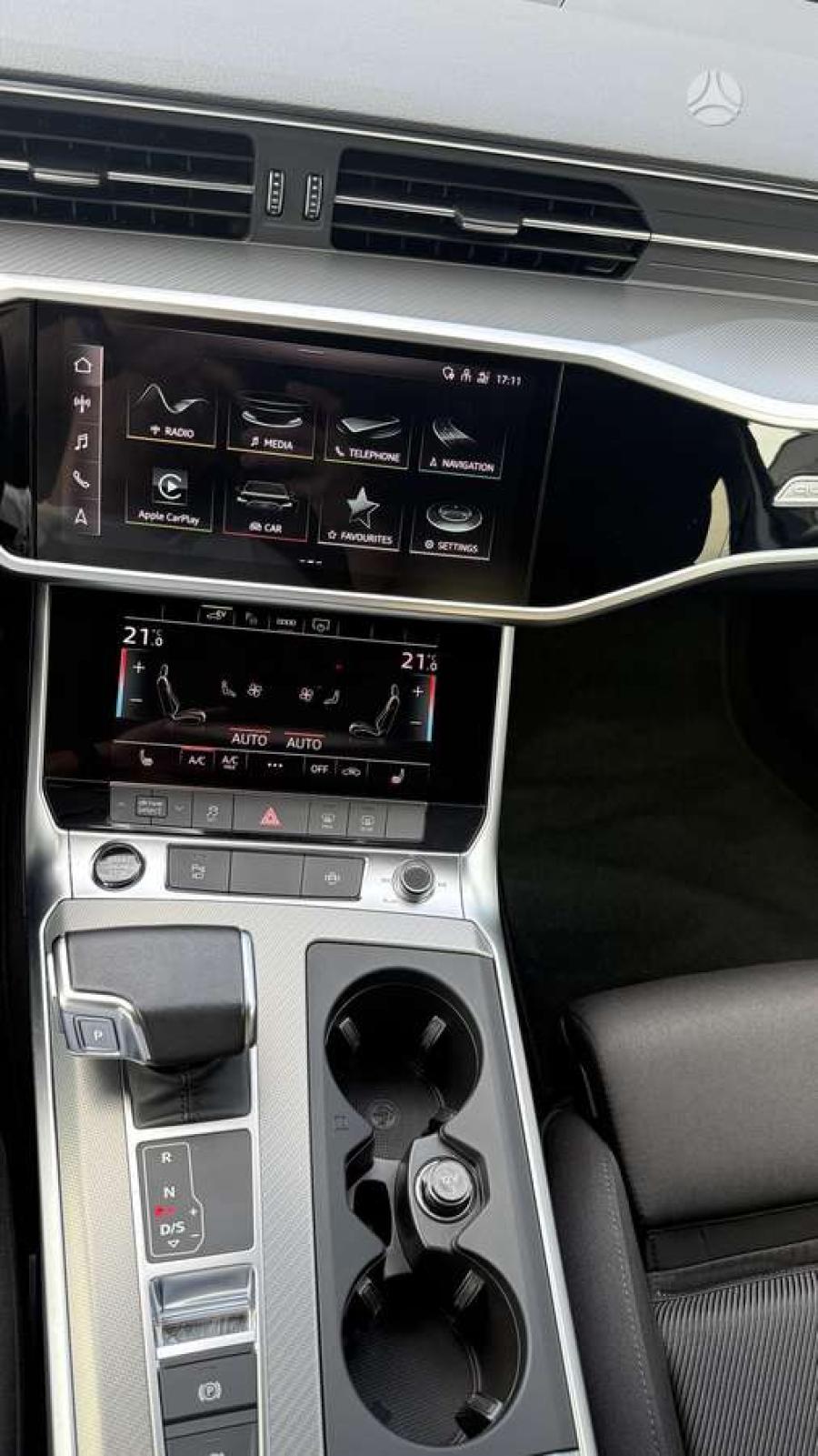 Pelēks Audi A6 2022 Viļņa, ar dzinēja tilpumu 1.98 L un nobraukumu 100 tūkst. km par 23990 €, foto 15 vietnē AUTOMOTO.COM.LV