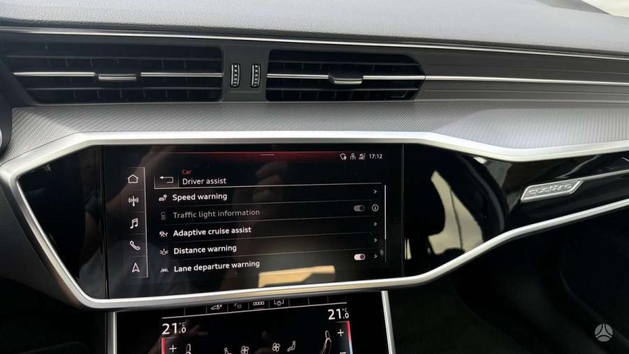 Pelēks Audi A6 2022 Viļņa, ar dzinēja tilpumu 1.98 L un nobraukumu 100 tūkst. km par 23990 €, foto 24 vietnē AUTOMOTO.COM.LV