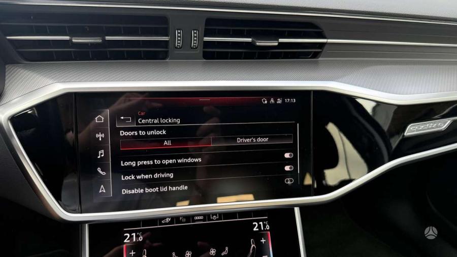 Pelēks Audi A6 2022 Viļņa, ar dzinēja tilpumu 1.98 L un nobraukumu 100 tūkst. km par 23990 €, foto 26 vietnē AUTOMOTO.COM.LV