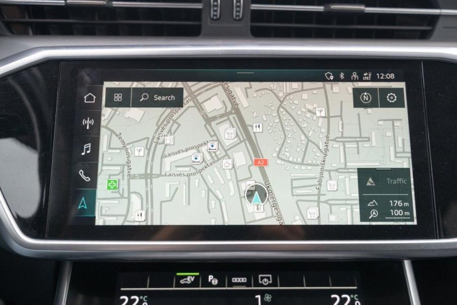 Pelēks Audi A6 2022 Viļņa, ar dzinēja tilpumu 2.00 L un nobraukumu 141 tūkst. km par 33700 €, foto 25 vietnē AUTOMOTO.COM.LV
