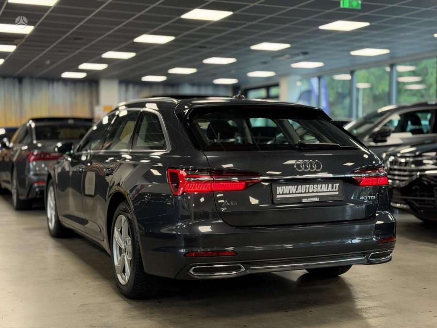 Grey Audi A6 2023 in Klaipeda, with an engine capacity of 1.97 L and mileage of 204 thousand km for 24950 €, photo 14 on AUTOMOTO.COM.LV