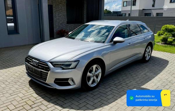 Pelēks Audi A6 2023 Viļņa, ar dzinēja tilpumu 1.98 L un nobraukumu 101 tūkst. km par 27790 €, foto  vietnē AUTOMOTO.COM.LV