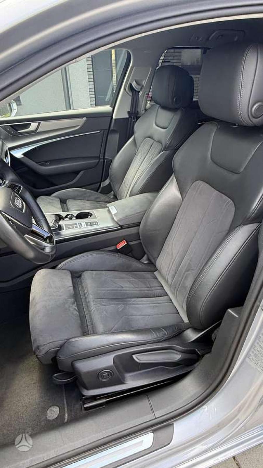 Grey Audi A6 2023 in Vilnius, with an engine capacity of 1.98 L and mileage of 101 thousand km for 27790 €, photo 10 on AUTOMOTO.COM.LV