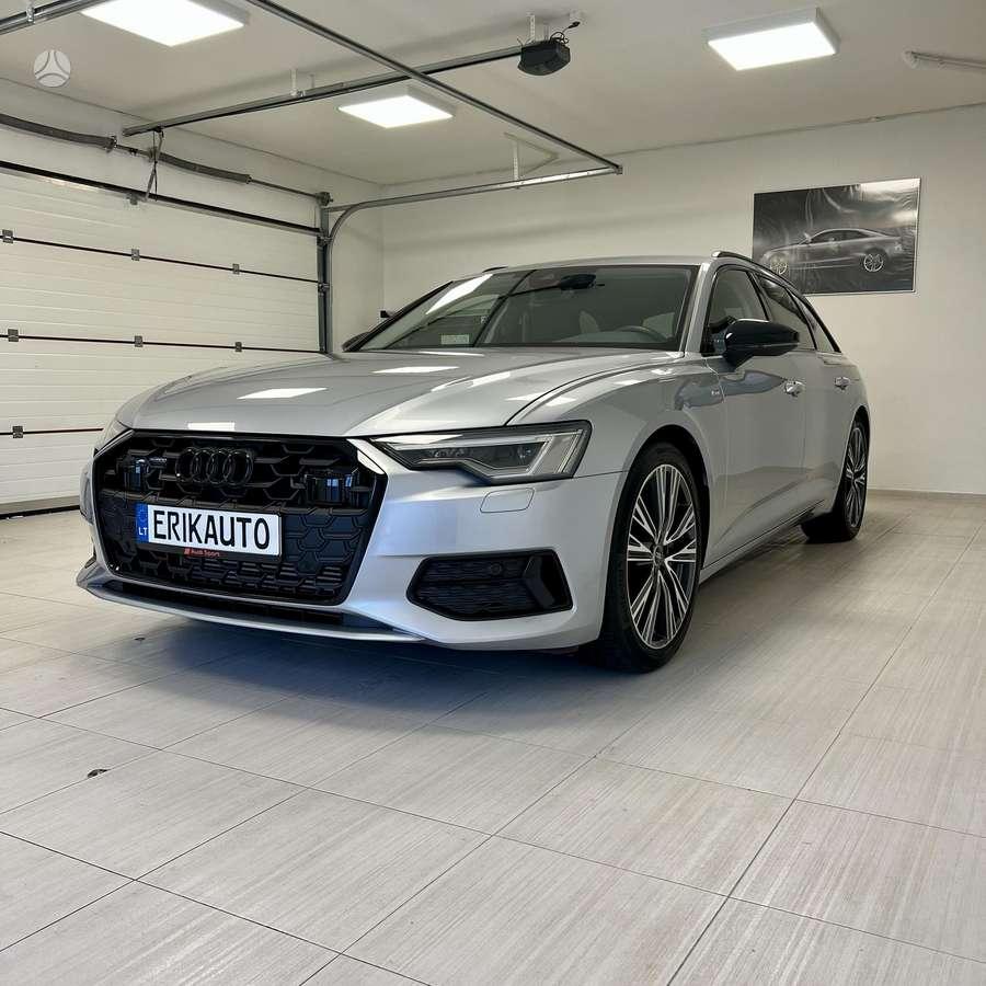 Grey Audi A6 2023 in Raseiniai, with an engine capacity of 1.98 L and mileage of 52 thousand km for 29990 €, photo 1 on AUTOMOTO.COM.LV