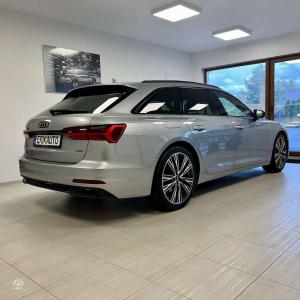 Grey Audi A6 2023 in Raseiniai, with an engine capacity of 1.98 L and mileage of 52 thousand km for 29990 €, photo 5 on AUTOMOTO.COM.LV