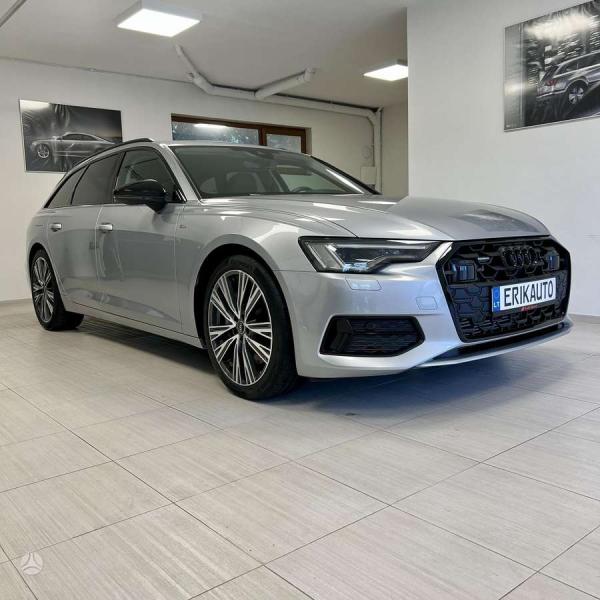 Grey Audi A6 2023 in Raseiniai, with an engine capacity of 1.98 L and mileage of 52 thousand km for 29990 €, photo 5 on AUTOMOTO.COM.LV
