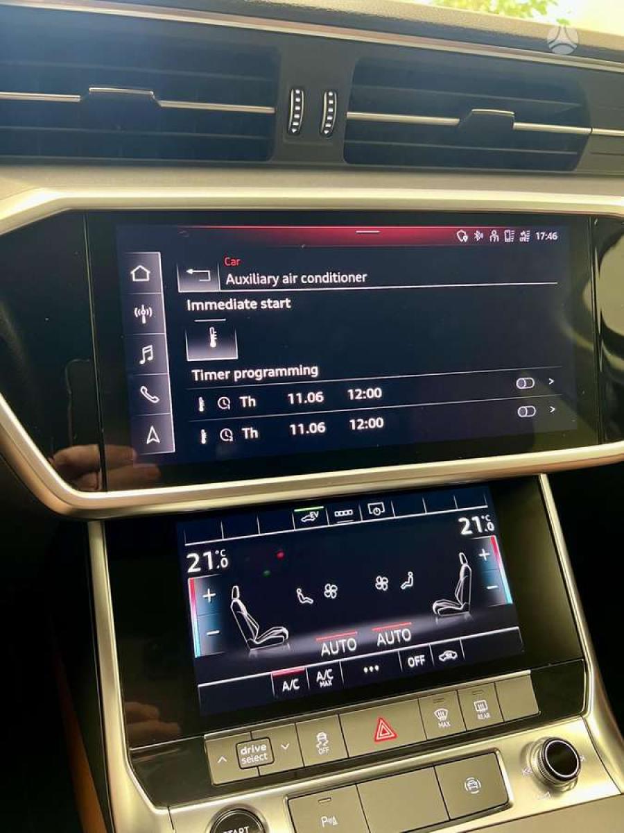 Grey Audi A6 2023 in Raseiniai, with an engine capacity of 1.98 L and mileage of 52 thousand km for 29990 €, photo 17 on AUTOMOTO.COM.LV