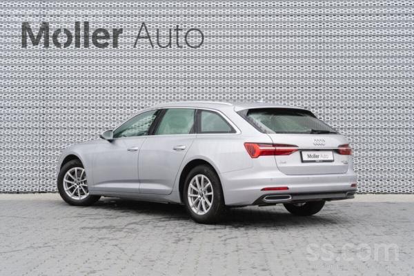 Grey Audi A6 2023 in Riga, with an engine capacity of 2.00 L and mileage of 150 thousand km for 30500 €, photo 4 on AUTOMOTO.COM.LV