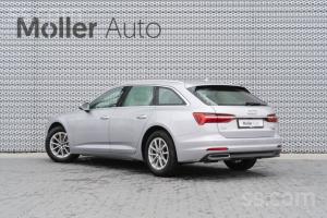 Grey Audi A6 2023 in Riga, with an engine capacity of 2.00 L and mileage of 150 thousand km for 30500 €, photo 4 on AUTOMOTO.COM.LV