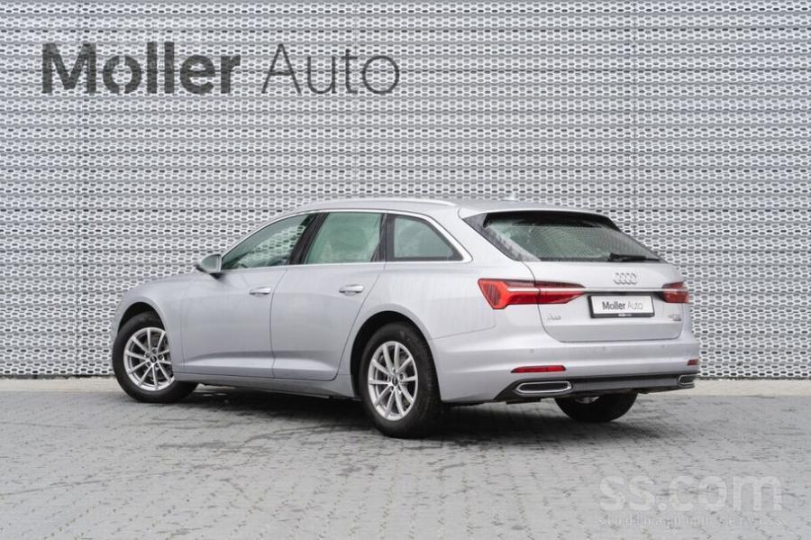 Grey Audi A6 2023 in Riga, with an engine capacity of 2.00 L and mileage of 150 thousand km for 30500 €, photo 4 on AUTOMOTO.COM.LV