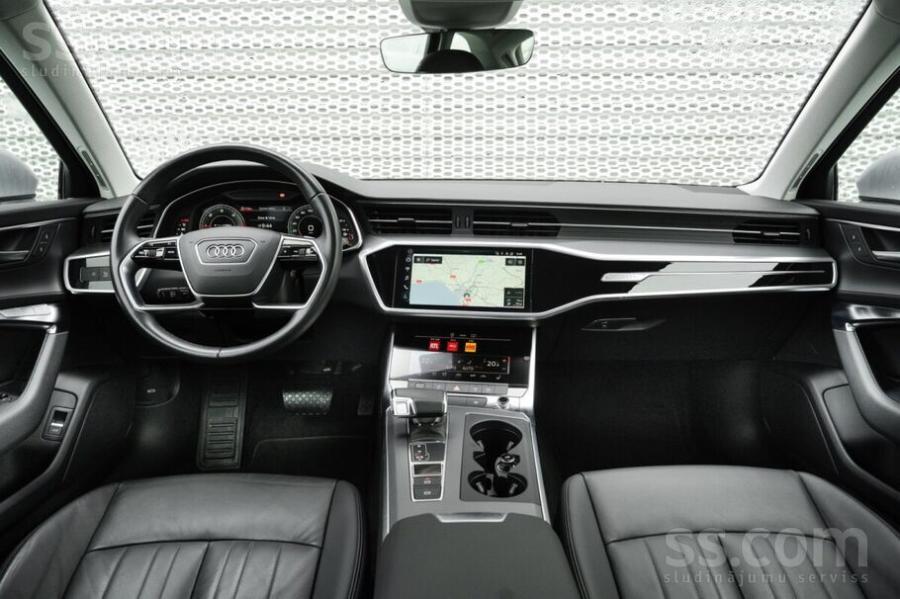 Grey Audi A6 2023 in Riga, with an engine capacity of 2.00 L and mileage of 150 thousand km for 30500 €, photo 7 on AUTOMOTO.COM.LV
