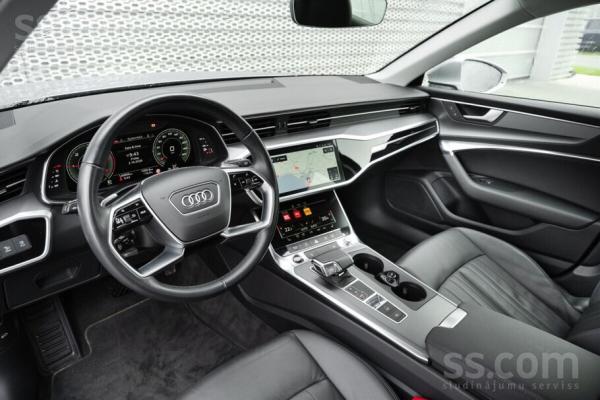 Grey Audi A6 2023 in Riga, with an engine capacity of 2.00 L and mileage of 150 thousand km for 30500 €, photo 11 on AUTOMOTO.COM.LV