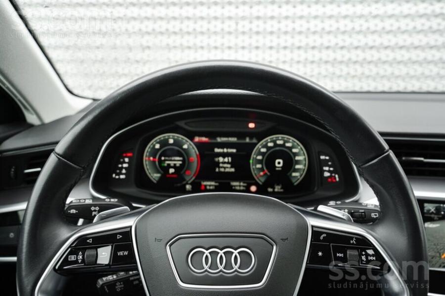 Grey Audi A6 2023 in Riga, with an engine capacity of 2.00 L and mileage of 150 thousand km for 30500 €, photo 16 on AUTOMOTO.COM.LV