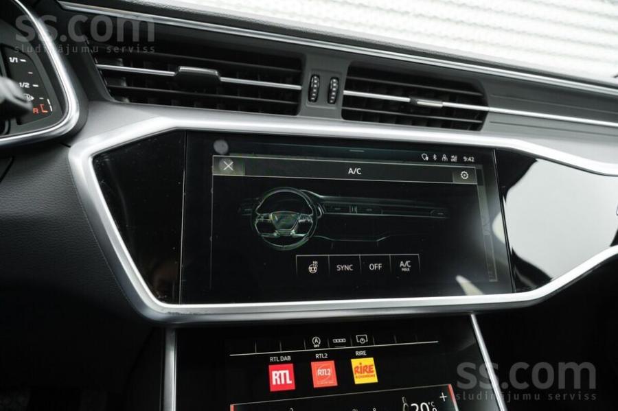 Grey Audi A6 2023 in Riga, with an engine capacity of 2.00 L and mileage of 150 thousand km for 30500 €, photo 18 on AUTOMOTO.COM.LV