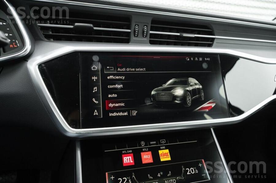 Grey Audi A6 2023 in Riga, with an engine capacity of 2.00 L and mileage of 150 thousand km for 30500 €, photo 21 on AUTOMOTO.COM.LV