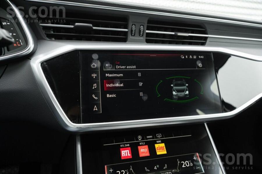 Grey Audi A6 2023 in Riga, with an engine capacity of 2.00 L and mileage of 150 thousand km for 30500 €, photo 22 on AUTOMOTO.COM.LV