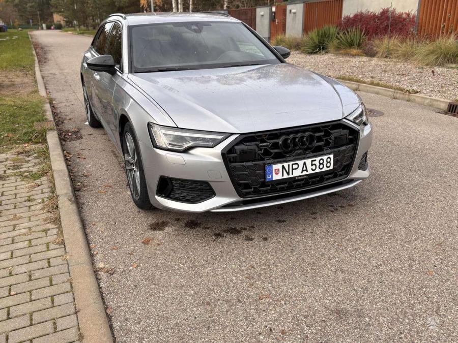 Grey Audi A6 2025 in Vilnius, with an engine capacity of 2.97 L and mileage of 10 thousand km for 55000 €, photo 1 on AUTOMOTO.COM.LV
