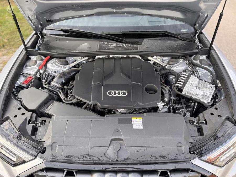 Grey Audi A6 2025 in Vilnius, with an engine capacity of 2.97 L and mileage of 10 thousand km for 55000 €, photo 11 on AUTOMOTO.COM.LV