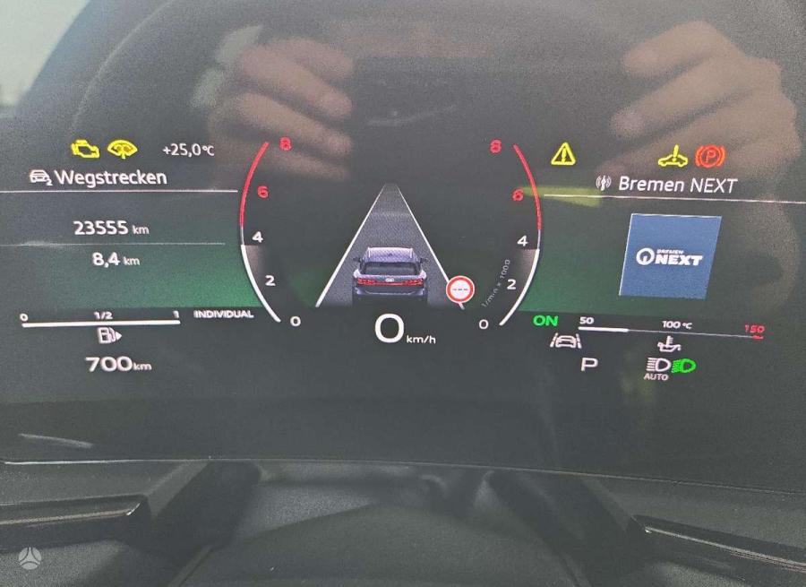 Grey Audi A6 2026 in Klaipeda, with an engine capacity of 3.00 L and mileage of 24 thousand km for 25000 €, photo 8 on AUTOMOTO.COM.LV