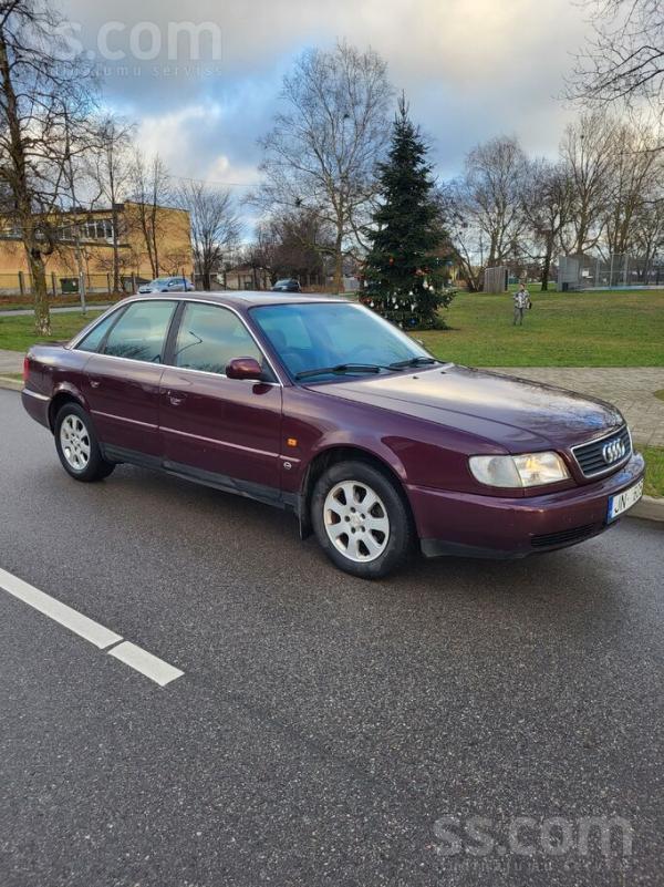 Sarkans Audi A6 1996 Liepāja, ar dzinēja tilpumu 2.50 L un nobraukumu 366 tūkst. km par 2200 €, foto 3 vietnē AUTOMOTO.COM.LV
