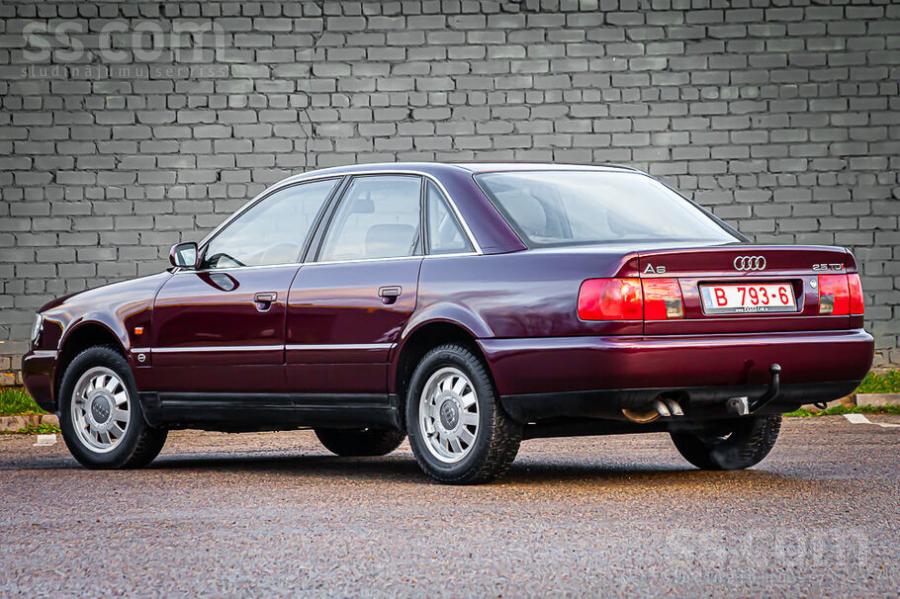 Red Audi A6 1996 in Tukums, with an engine capacity of 2.50 L and mileage of 0 thousand km for 4990 €, photo 7 on AUTOMOTO.COM.LV