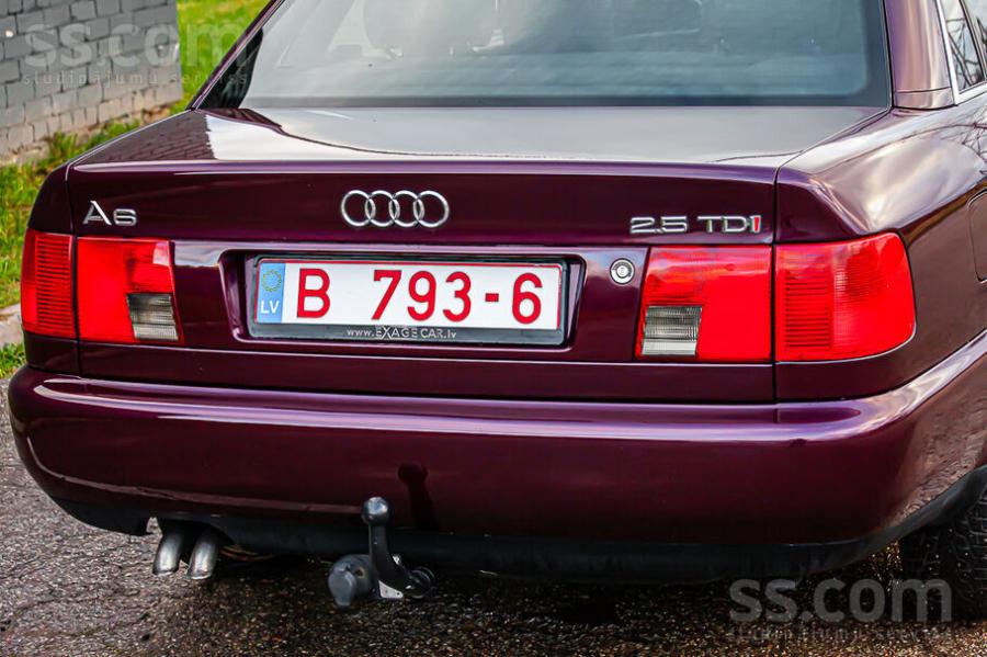 Red Audi A6 1996 in Tukums, with an engine capacity of 2.50 L and mileage of 0 thousand km for 4990 €, photo 9 on AUTOMOTO.COM.LV