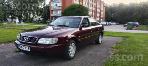 Red Audi A6 1996 in Bauska, with an engine capacity of 1.80 L and mileage of 165 thousand km for 2400 €, photo  on AUTOMOTO.COM.LV