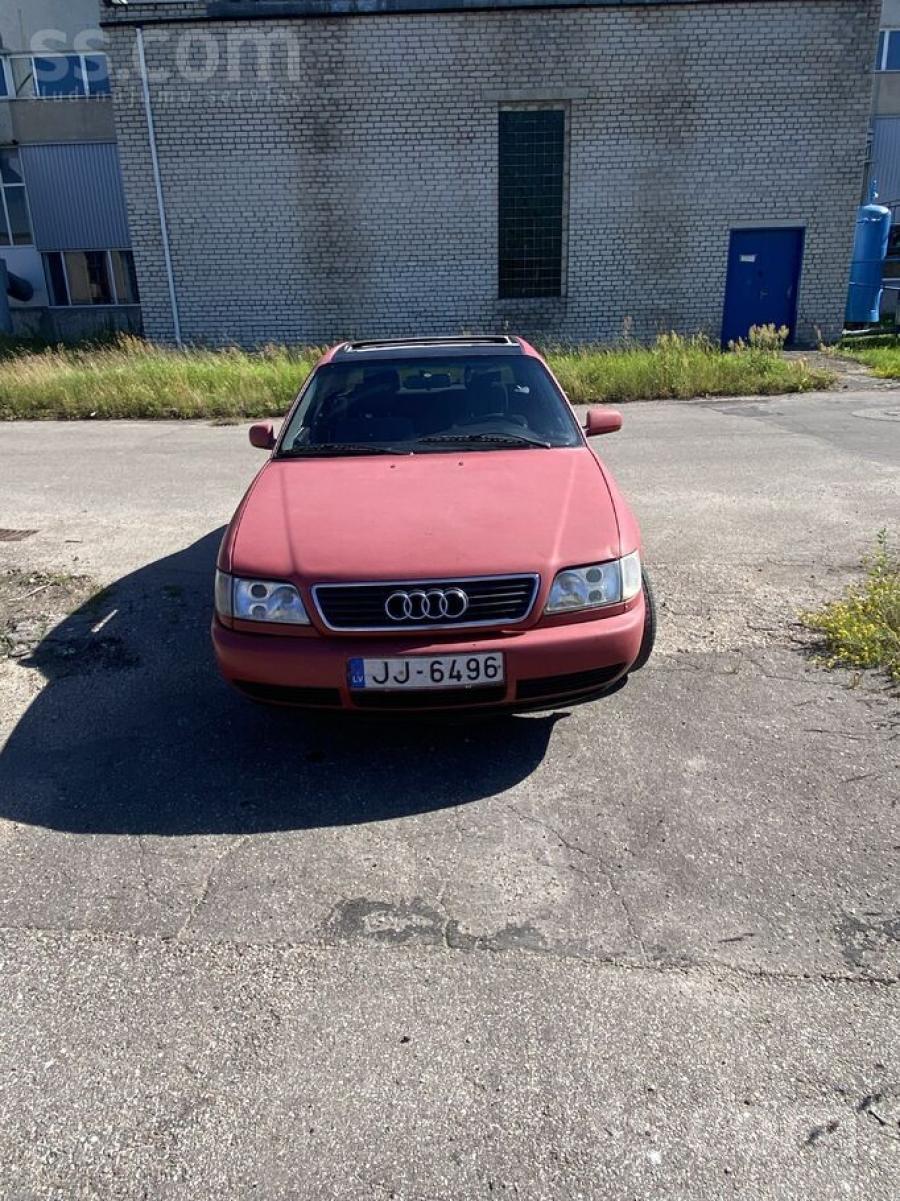 Sarkans Audi A6 1996 Liepāja, ar dzinēja tilpumu 2.50 L un nobraukumu 578 tūkst. km par 1050 €, foto 4 vietnē AUTOMOTO.COM.LV