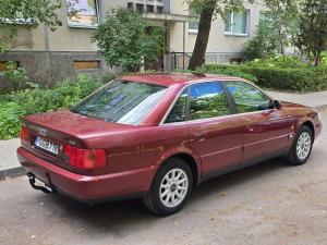 Red Audi A6 1996 in Vilnius, with an engine capacity of 2.80 L and mileage of 370 thousand km for 2200 €, photo 4 on AUTOMOTO.COM.LV