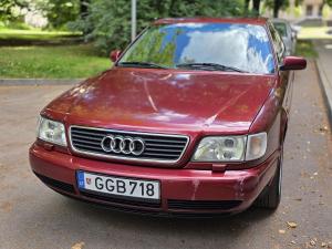 Red Audi A6 1996 in Vilnius, with an engine capacity of 2.80 L and mileage of 370 thousand km for 2200 €, photo 8 on AUTOMOTO.COM.LV