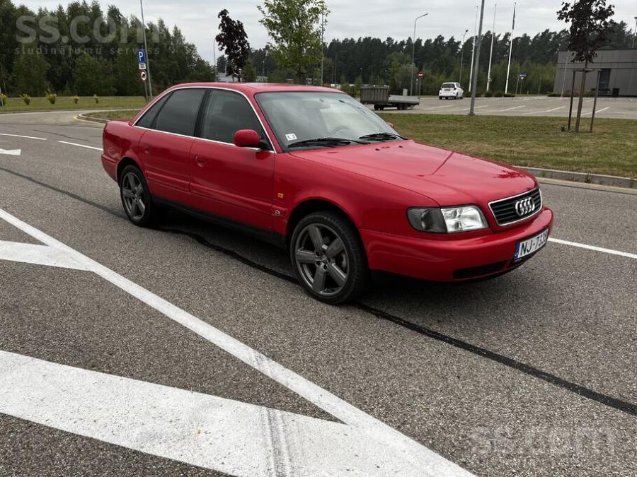Sarkans Audi A6 1997 Bauska, ar dzinēja tilpumu 2.50 L un nobraukumu 512 tūkst. km par 2100 €, foto 1 vietnē AUTOMOTO.COM.LV