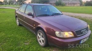 Red Audi A6 1997 in Valmiera, with an engine capacity of 1.80 L and mileage of 349 thousand km for 1100 €, photo 3 on AUTOMOTO.COM.LV
