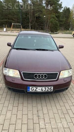 Sarkans Audi A6 1998 Talsi, ar dzinēja tilpumu 2.40 L un nobraukumu 260 tūkst. km par 1199 €, foto  vietnē AUTOMOTO.COM.LV