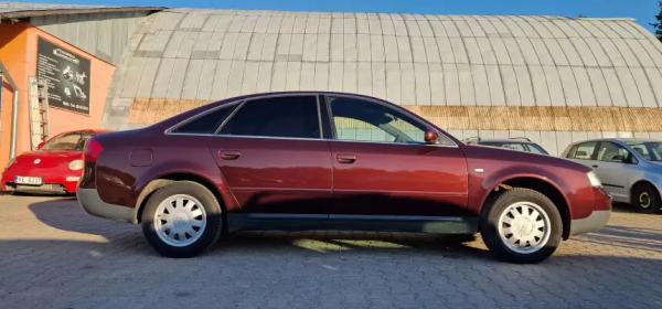 Red Audi A6 1999 in Valmiera, with an engine capacity of 1.80 L and mileage of 270 thousand km for 1200 €, photo 2 on AUTOMOTO.COM.LV
