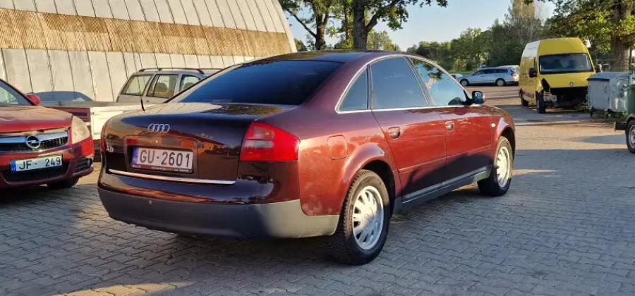 Sarkans Audi A6 1999 Valmiera, ar dzinēja tilpumu 1.80 L un nobraukumu 270 tūkst. km par 1200 €, foto 4 vietnē AUTOMOTO.COM.LV