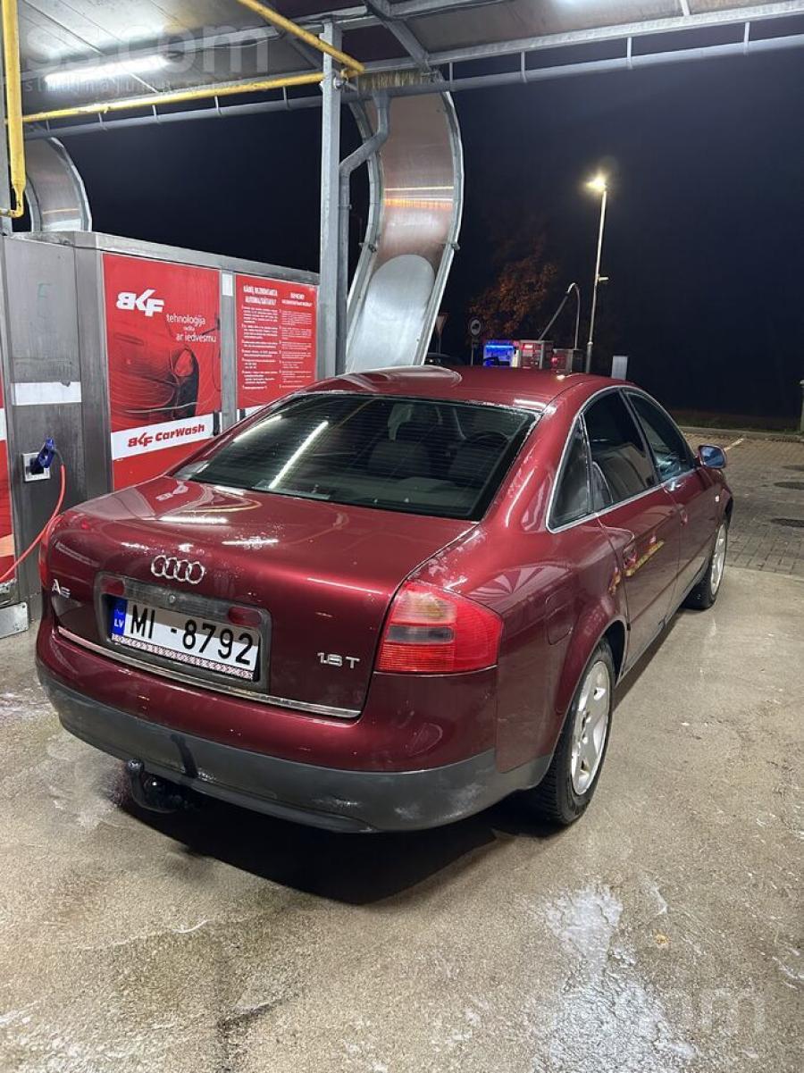 Red Audi A6 2000 in Riga, with an engine capacity of 1.80 L and mileage of 320 thousand km for 1350 €, photo 2 on AUTOMOTO.COM.LV
