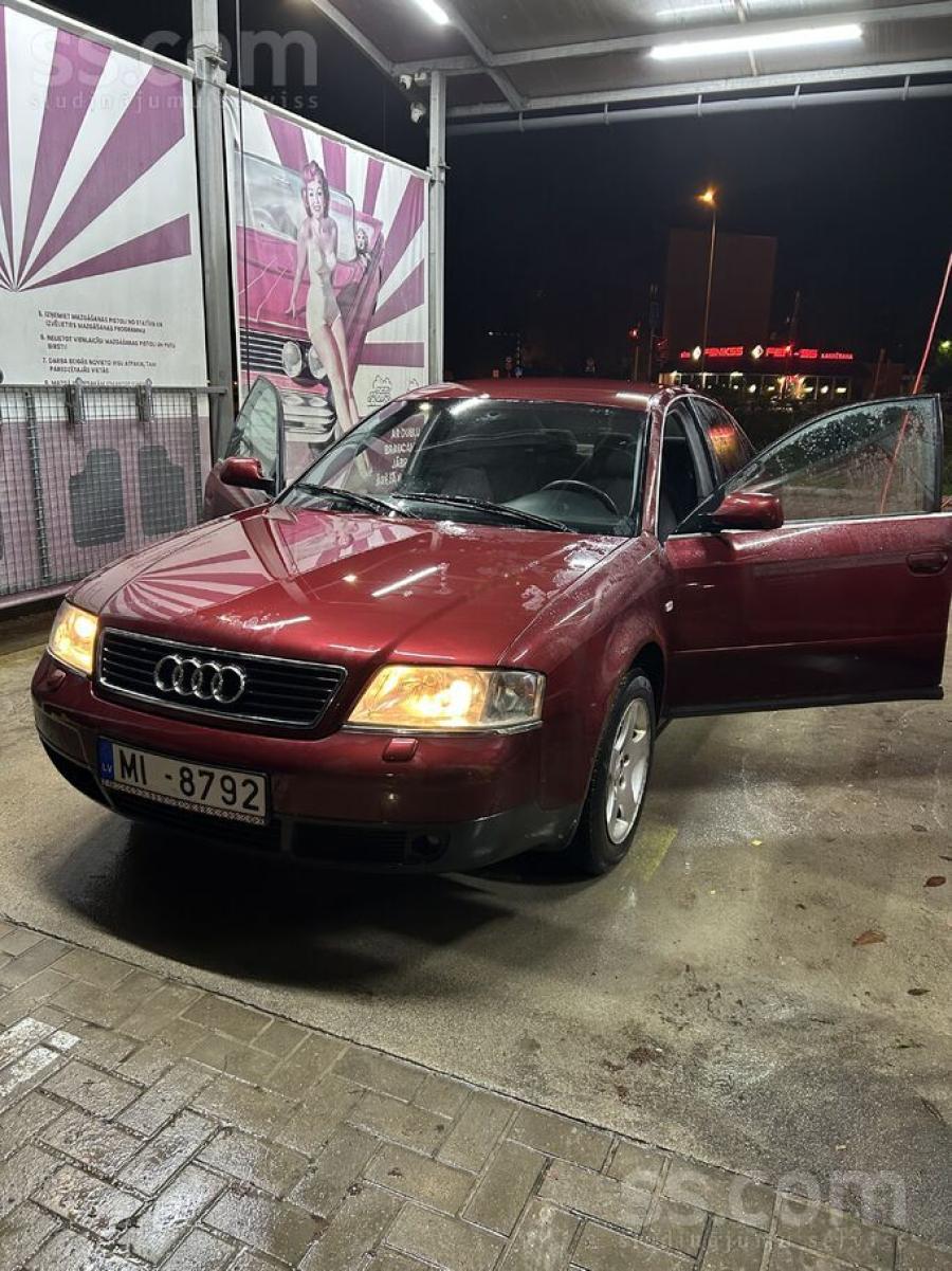 Red Audi A6 2000 in Riga, with an engine capacity of 1.80 L and mileage of 320 thousand km for 1350 €, photo 4 on AUTOMOTO.COM.LV