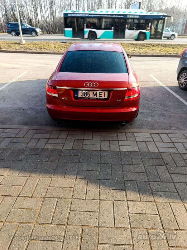 Red Audi A6 2004 in Tallinn, with an engine capacity of 2.40 L and mileage of 240 thousand km for 2300 €, photo 4 on AUTOMOTO.COM.LV