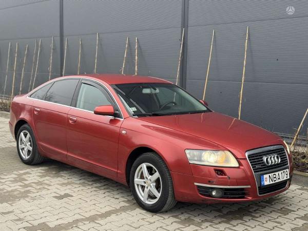 Sarkans Audi A6 2005 Viļņa, ar dzinēja tilpumu 2.97 L un nobraukumu 328 tūkst. km par 4150 €, foto 1 vietnē AUTOMOTO.COM.LV