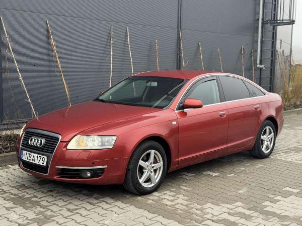 Sarkans Audi A6 2005 Viļņa, ar dzinēja tilpumu 2.97 L un nobraukumu 328 tūkst. km par 4150 €, foto 2 vietnē AUTOMOTO.COM.LV