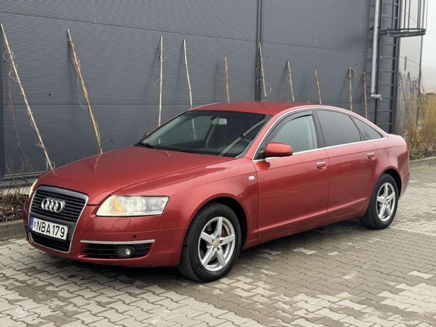 Red Audi A6 2005 in Vilnius, with an engine capacity of 2.97 L and mileage of 328 thousand km for 4150 €, photo 2 on AUTOMOTO.COM.LV
