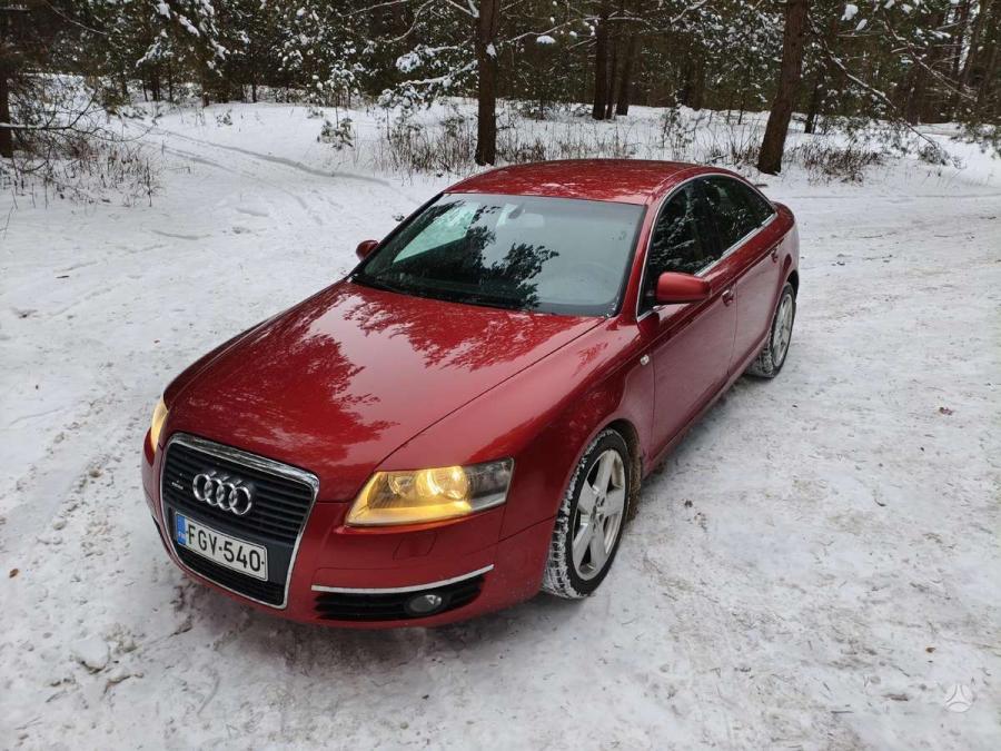 Sarkans Audi A6 2005 Utena, ar dzinēja tilpumu 2.97 L un nobraukumu 368 tūkst. km par 4350 €, foto 1 vietnē AUTOMOTO.COM.LV